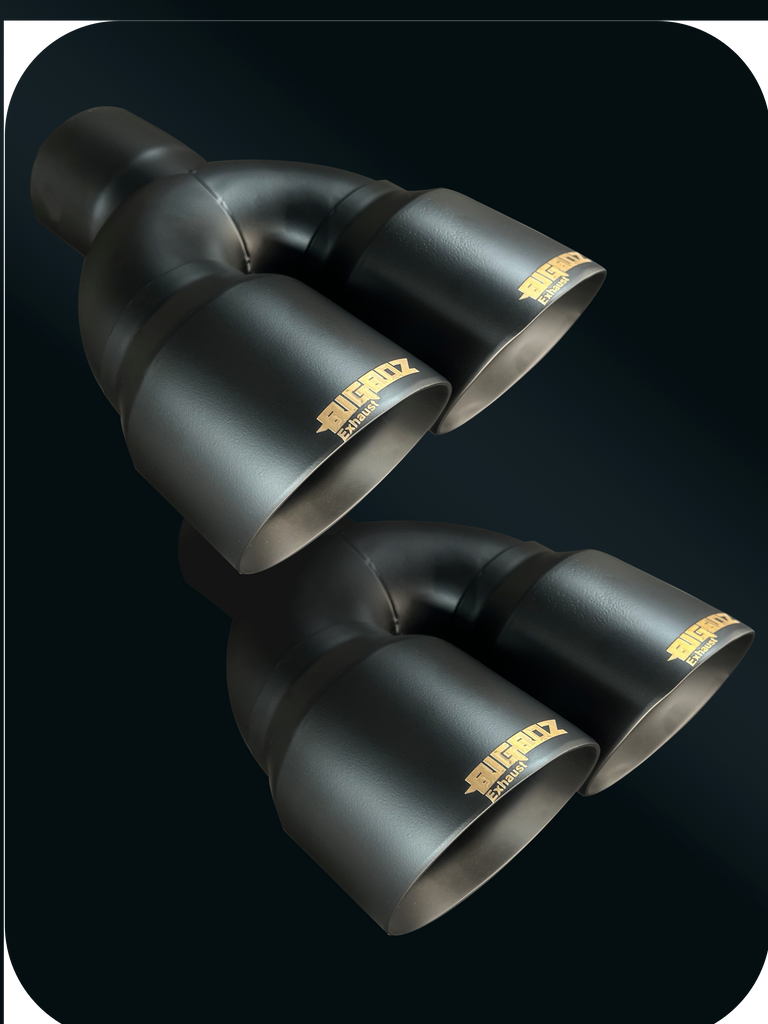 4" Dodge Challenger Quad Tips – Bigboz Exhaust
